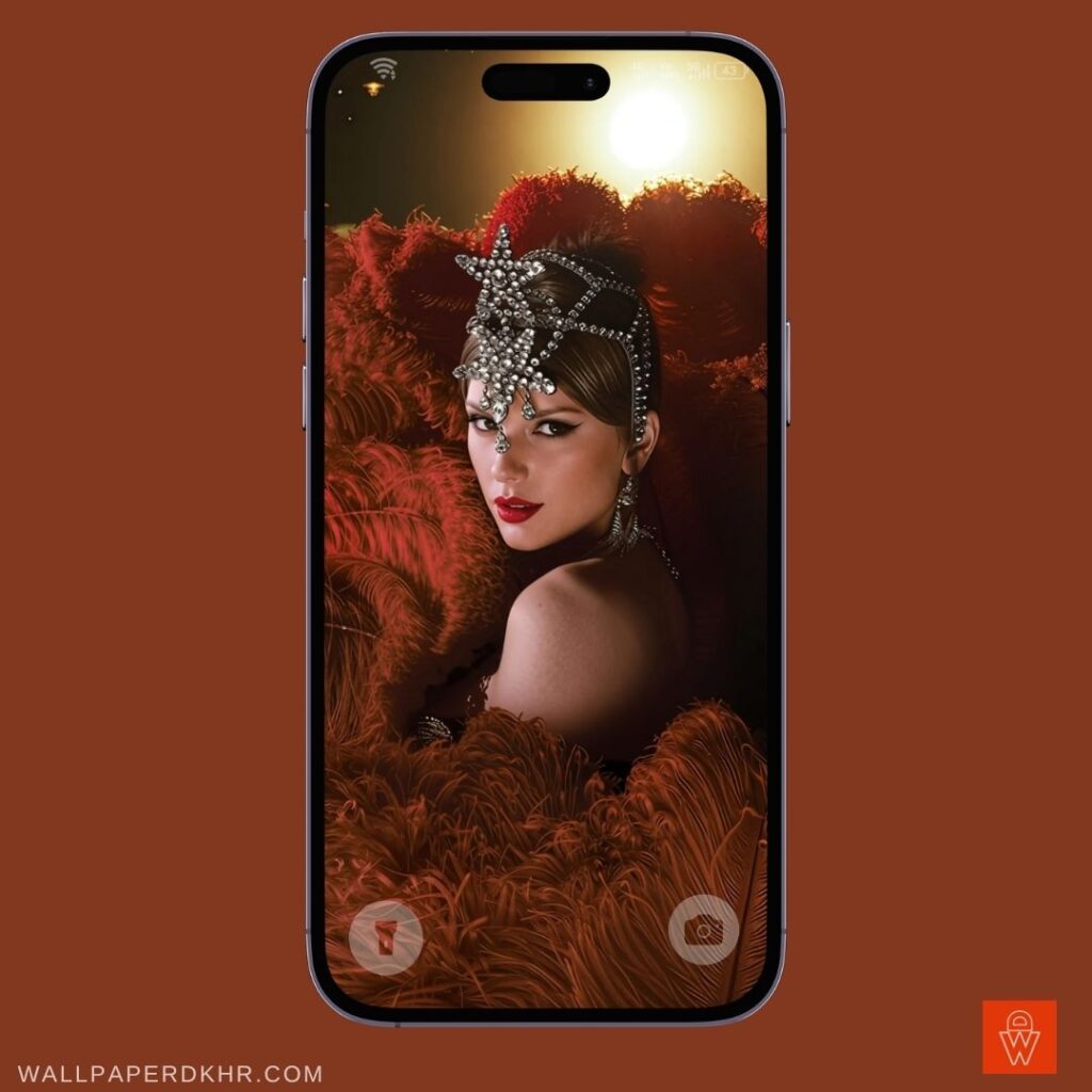 Life of a Showgirl Wallpaper 4K Taylor Swift - iPhone