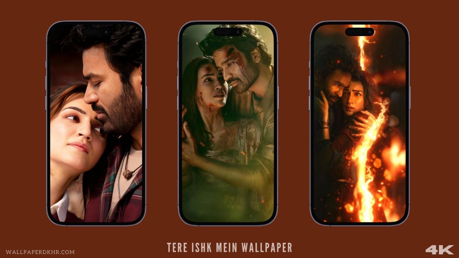 Tere Ishk Mein Wallpaper & Images 4K HD - Dhanush & Kriti